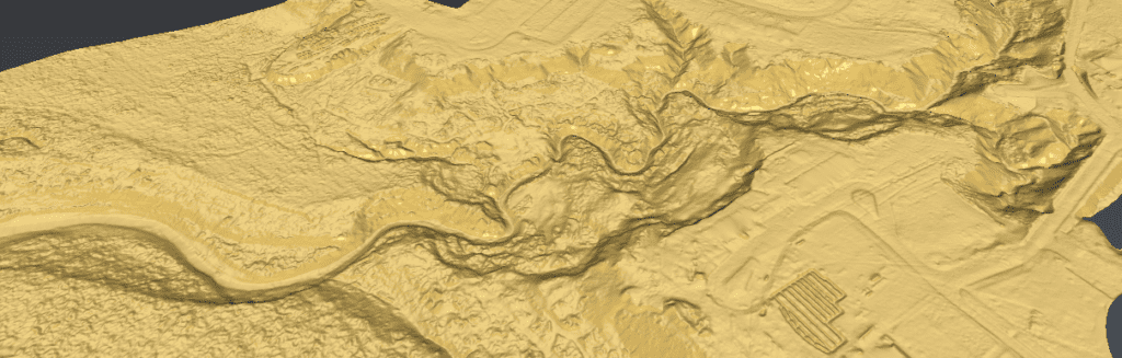 LiDAR Capture - Ravine Erosion Project - Fenstermaker